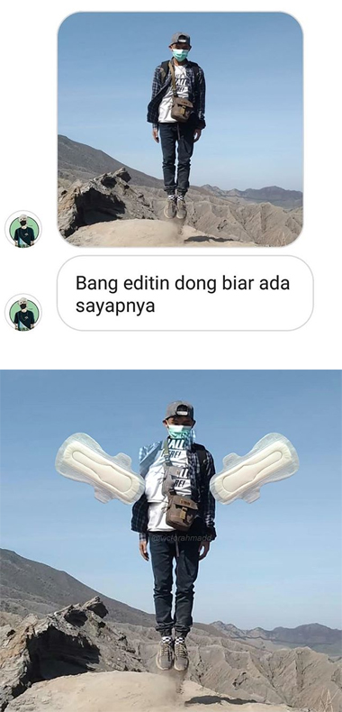10 Editan Kocak dari Netizen yang Minta Diedit Fotonya 10 Editan Kocak dari Netizen yang Minta Diedit Fotonya